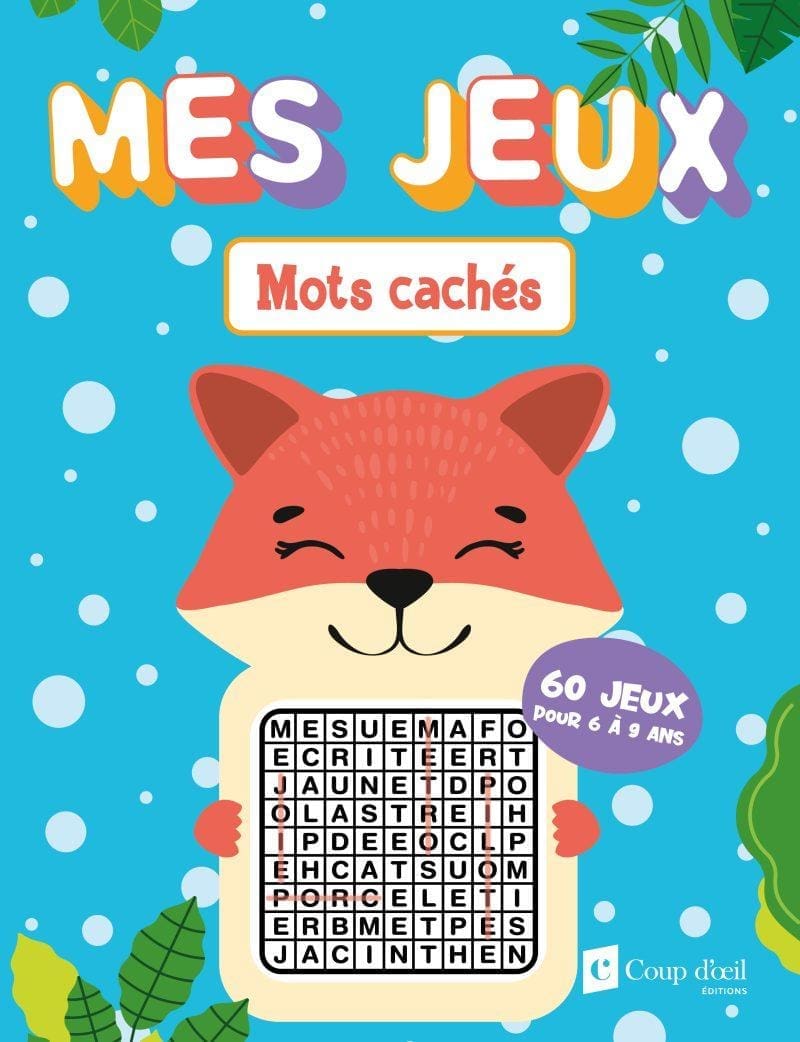 Mes jeux - Mots cachés - Goélette