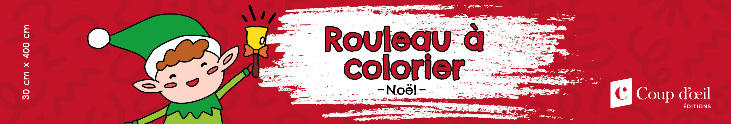 Rouleau à colorier - Noël - Goélette